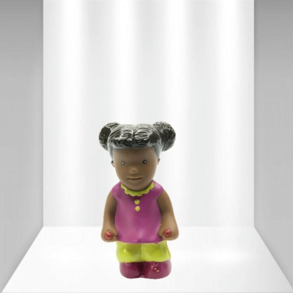 Toys | Battat Girl Play Figure African American Plastic Pink Clothes ...